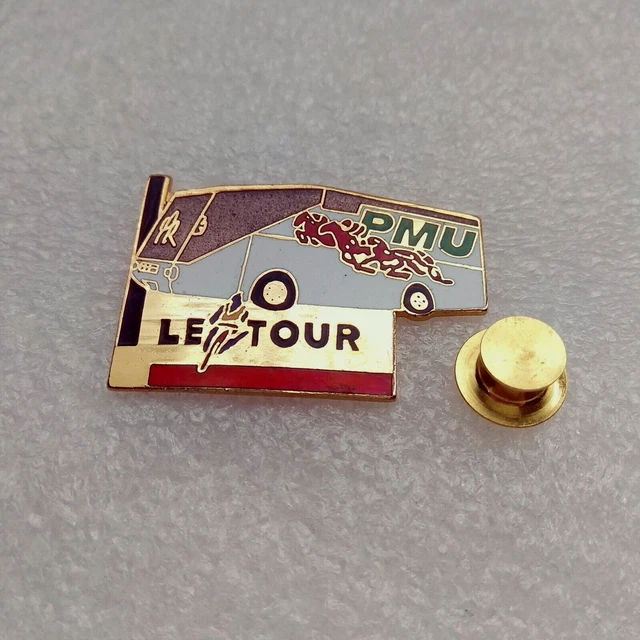 PIN'S LAPEL PIN enamel pins AUTOBUS AUTOCAR BUS CAR PMU LE TOUR DE ...