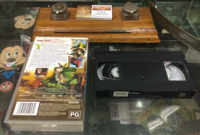DREAMWORKS VHS VIDEO SHREK Mike Myers Cameron Diaz Eddie Murphy PG $6. ...