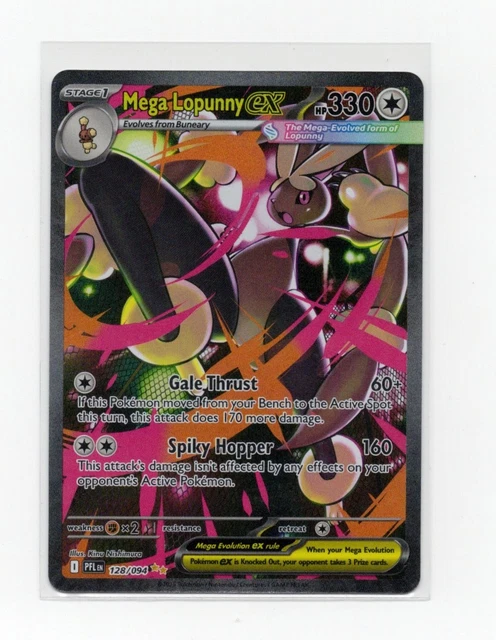 MEGA LOPUNNY EX 128/094 Me02: Phantasmal Flames Holo £26.91 - PicClick UK