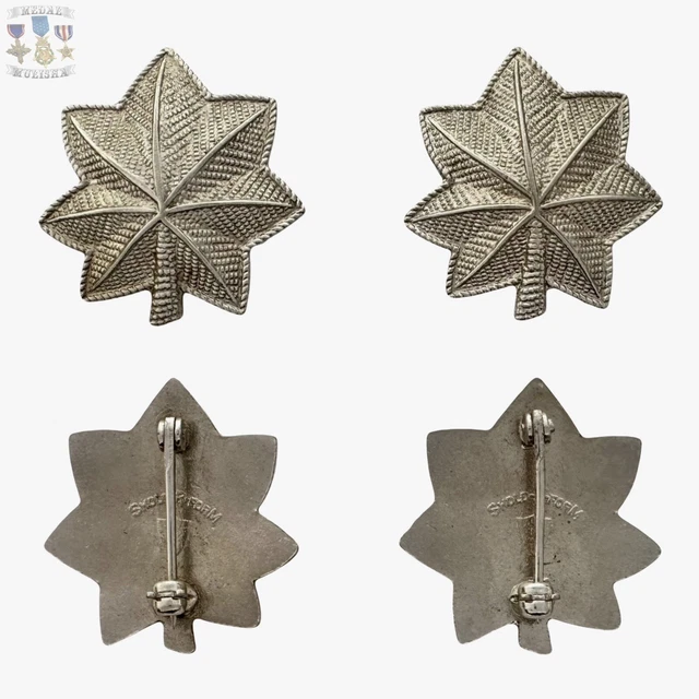 WWII US ARMY Lieutenant Colonel Rank Insignia 1-1/8” X 1-1/16” Meyer ...