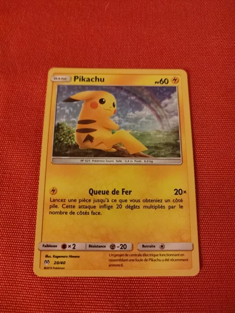 PIKACHU 20/40 PV60 Holo Mcdonalds Macdo 2019 Promo Carte Pokemon Fr Tbe ...
