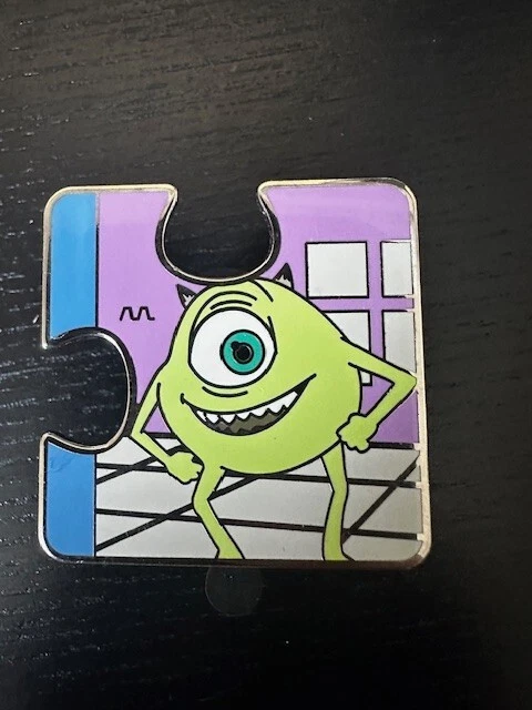 DISNEY PIXAR PUZZLE Pin Monsters Inc. Mike LE 900 Character Connection ...