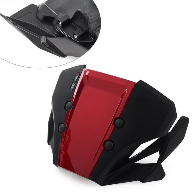 PARABREZZA ANTERIORE MOTO rosso per Honda CB650R 2019-2023 EUR 40,42 ...