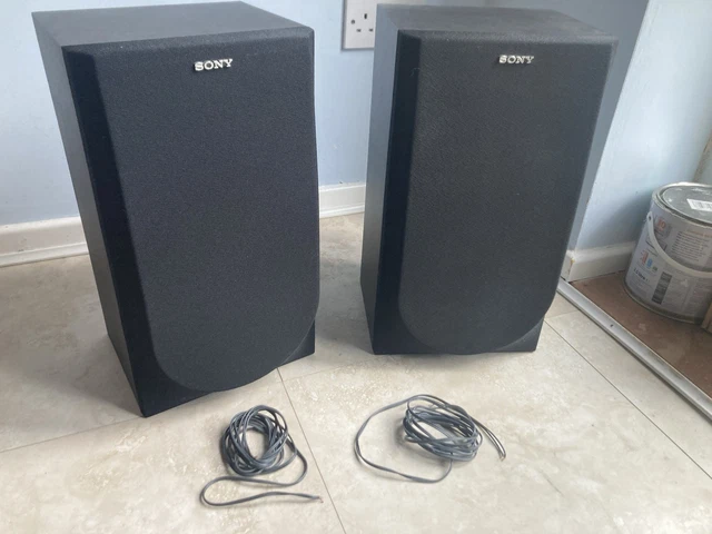 SONY SS-E107V BOOKSHELF Speakers (Pair) £17.20 - PicClick UK