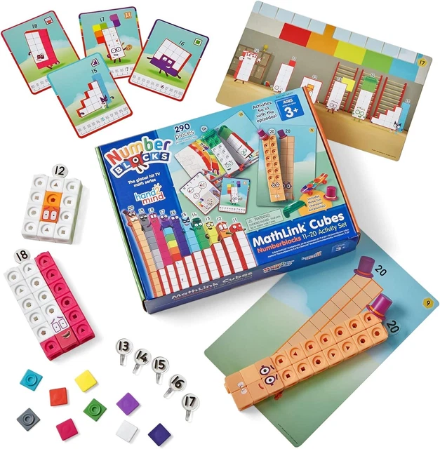 NUMBERBLOCKS MATHLINK WÜRFEL 11-20 30 Zahlenblöcke Aktivitäten ...