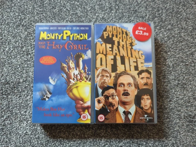 MONTY PYTHON'S THE Meaning Of Life And The Holy Grail VHS £10.00 - PicClick UK