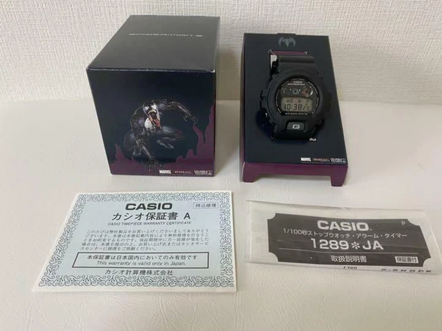 CASIO G-SHOCK SPIDER-MAN 3 Venom Version DW-6900FS Limited Edition ...