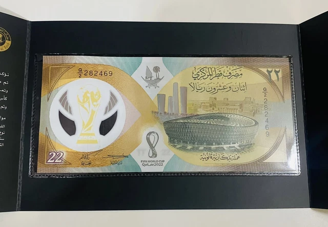 QATAR BANKNOTE FIFA World Cup Qatar 2022 commemorative Limited Editon Polymer £27.67 - PicClick UK