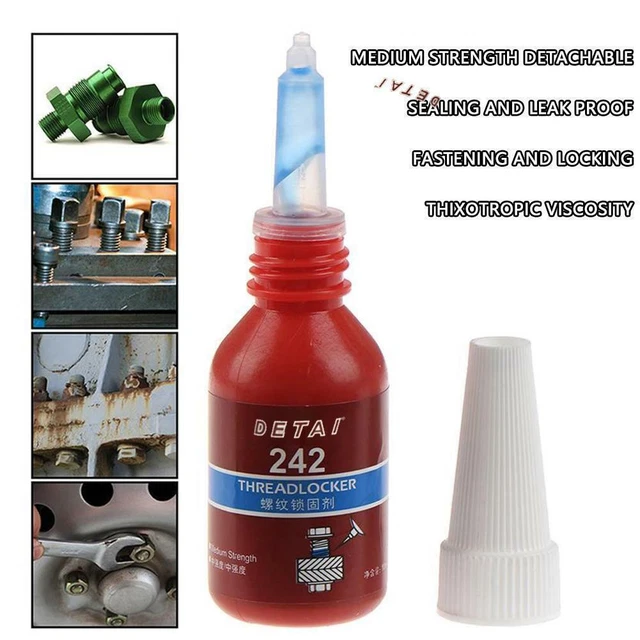 10ML SCREW LOCKING Agent Blue Screw Glue 242 Glue Anti-Corrosion Thread ...