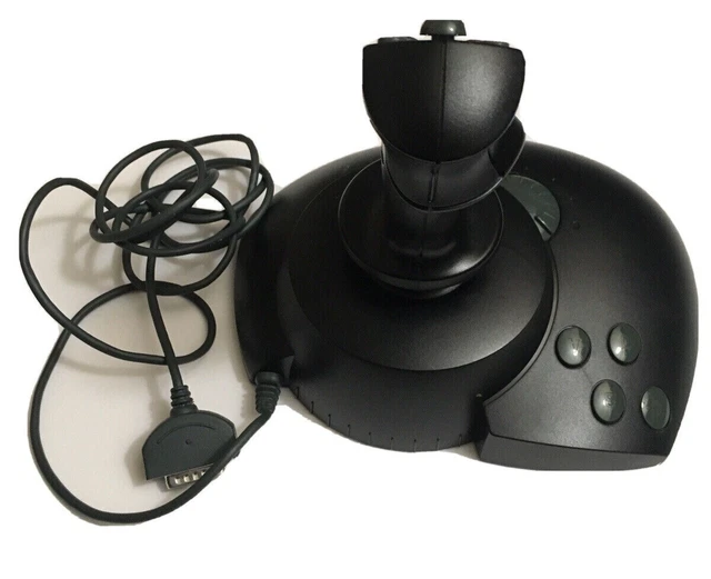 VINTAGE MICROSOFT SIDEWINDER 3D Pro Plus Retro Joystick Flight Stick ...