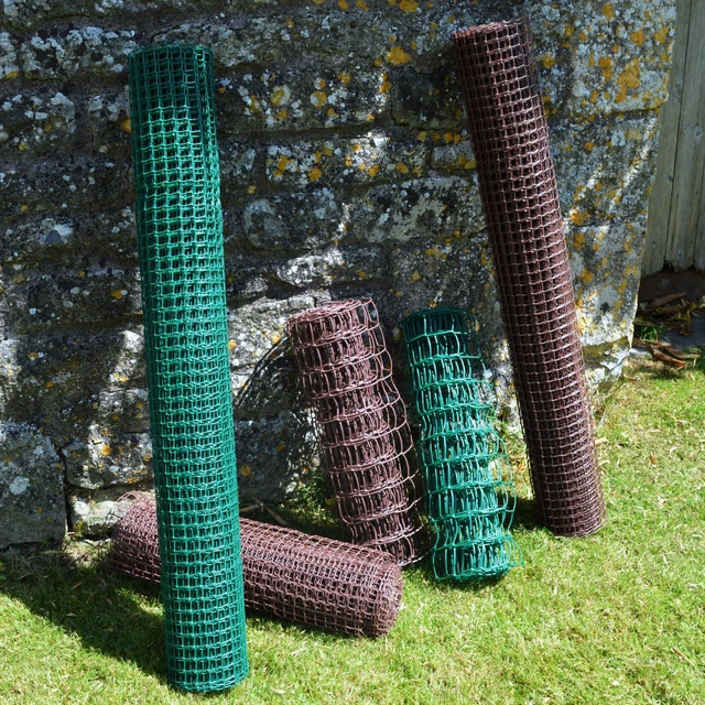 PLASTIC FENCE MESH Garden Landscape Climbing Pant Netting Clematis Bean ...