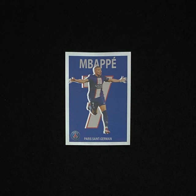 KYLIAN MBAPPE-PSG-BASE-CRACK-FOIL-STICKER-PANINI FOOT-2022/2023-N.238 ...