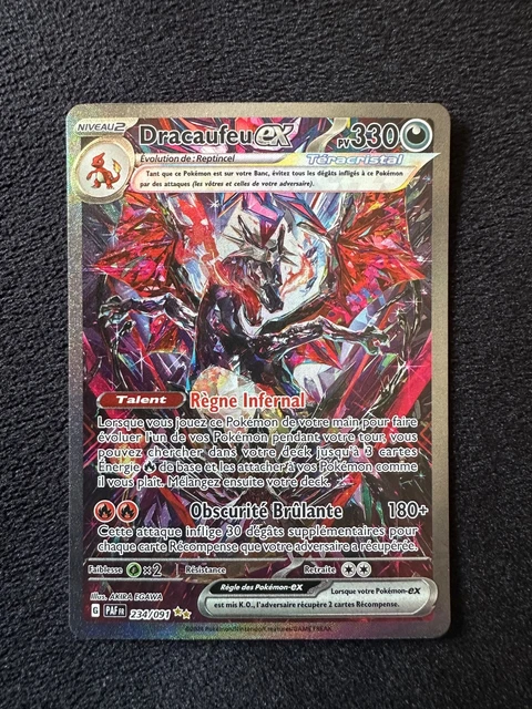 CARTE POKÉMON DRACAUFEU EX 234/091 EV4.5 Destinées De Paldea NEUF FR ⭐️ EUR 186,00 - PicClick FR
