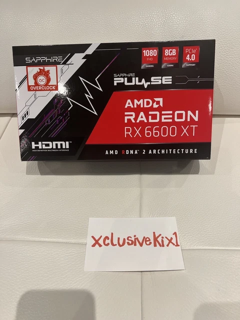 SAPPHIRE PULSE AMD Radeon RX 6600 XT GDDR6 8GB Graphics Card 11309-03 ...