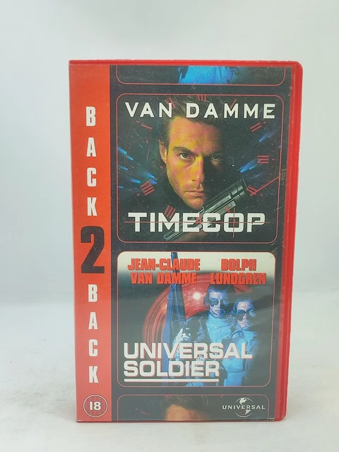 TIMECOP / UNIVERSAL Soldier - Double Feature On VHS Video Cassette Tape ...