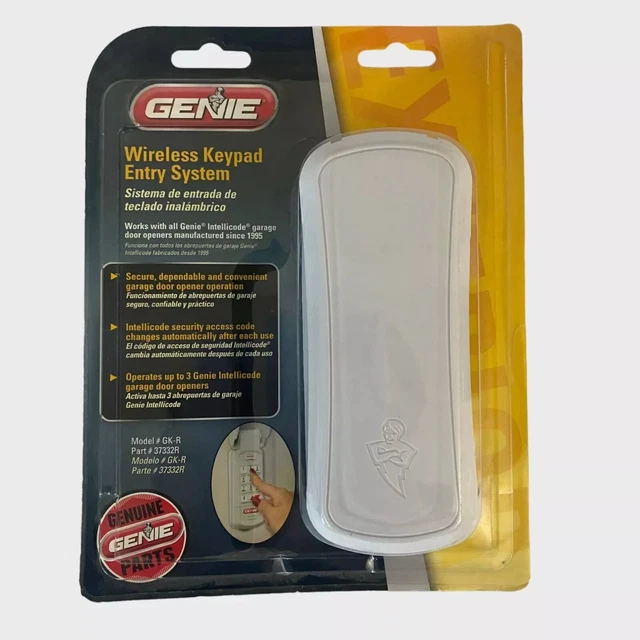 GENIE WIRELESS DUAL Frequency Garage Keypad Entry System Model #GK-R ...