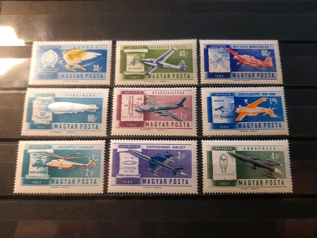 HUNGARY 🇭🇺 STAMPS 1962 Aviation History. Complete Set.MNH £1.68 ...