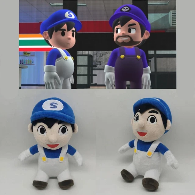 SMG4 SUPER SMG3 Mario Bros Animation White Stuffed Dolls Cartoon Plush ...