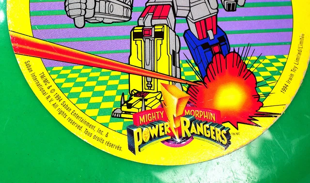 RARE 1994 MIGHTY Morphin Power Rangers Flying Disc NOS Megazord 8.5 ...