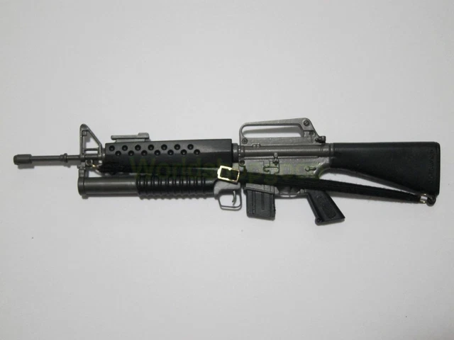 O2-2 1/6 SCALE M16A1 Machine Gun Rifle For 12" Male & Female Figure Body $4.99 - PicClick CA