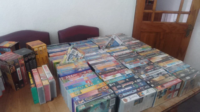 VHS VIDEO TAPES Bundle100+ SomeDisney Various Some Box Sets £1.75 ...