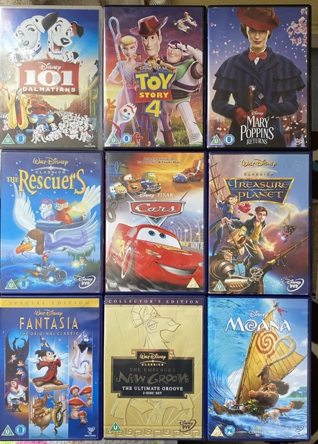 DISNEY DVD BUNDLE, Animated, Live, Children’s, Family Movies, Classics ...