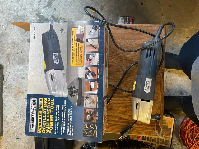 CHICAGO PRO SERIES Electric Variable Speed Oscillating Multifunction ...