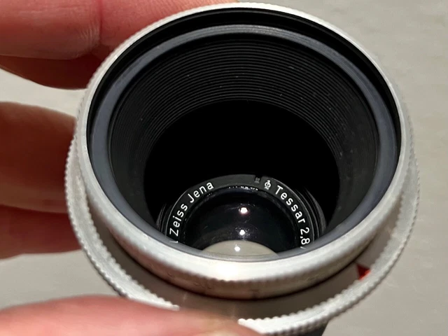 ZEISS JENA TESSAR 2,8/50mm Makrobalgen Objectif M42 Fil Made IN Germany ...