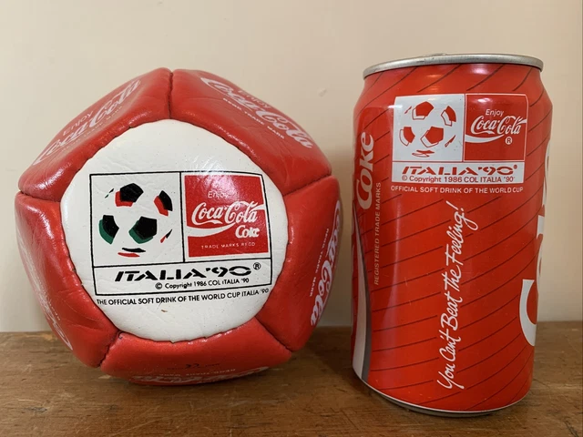 ITALIA 90 COCA Cola Mini Football And Coke Can And Misc. Publications ...