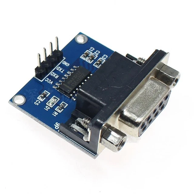 10 PCS MAX3232 RS232 to TTL Serial Port Converter Module Female DB9 ...
