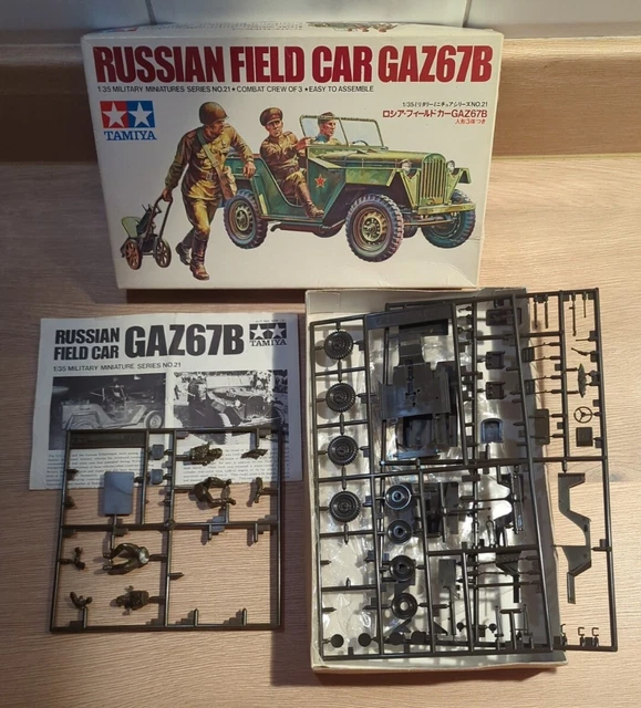 TAMIYA 1/35 SCALE WW2 Russian Field Car - GAZ-67B - car kit £8.00 ...