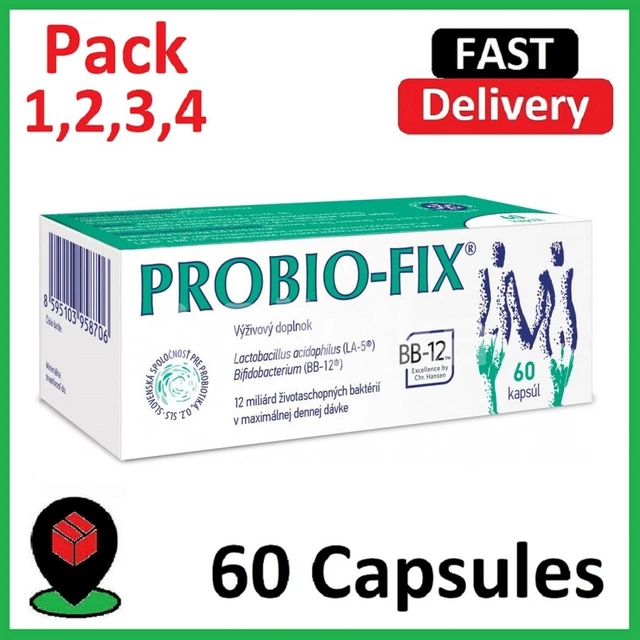 PROBIOTICS PROBIO-FIX CAPSULES Acidophilus Bifido Bacteria Digestion ...
