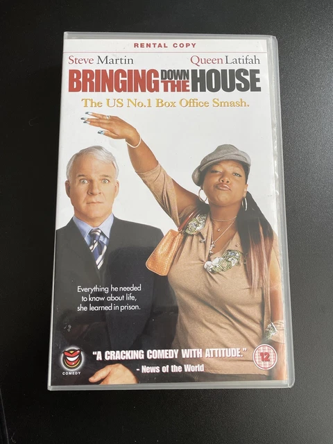 BRINGING DOWN THE House (VHS) 2003 Big Box Steve Martin, Queen Latifah ...