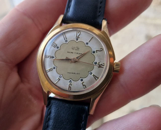 ANCIENNE MONTRE WITT Mécanique Jd 256 Vintage Rare French Watch EUR 44 ...