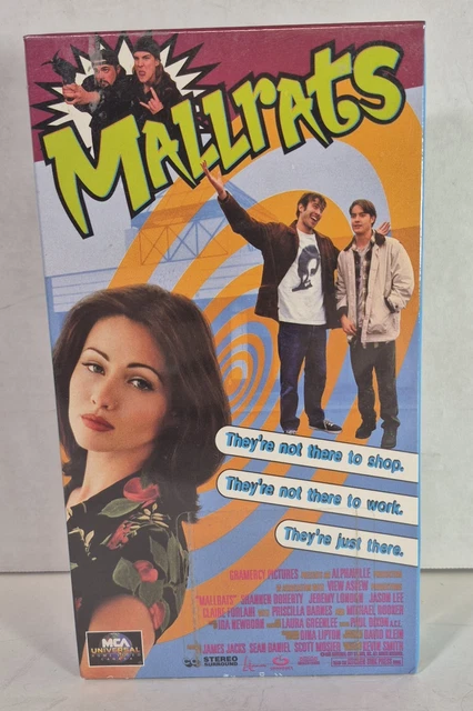 MALLRATS (VHS, UNIVERSAL, 1996) Kevin Smith Shannen Doherty SEALED w ...