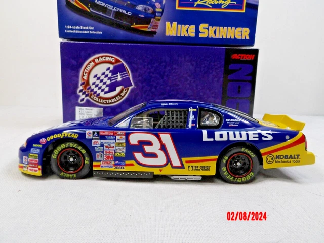 NASCAR #31 MIKE Skinner 1/24 Diecast Lowe's Monte Carlo 1/7500 Action ...