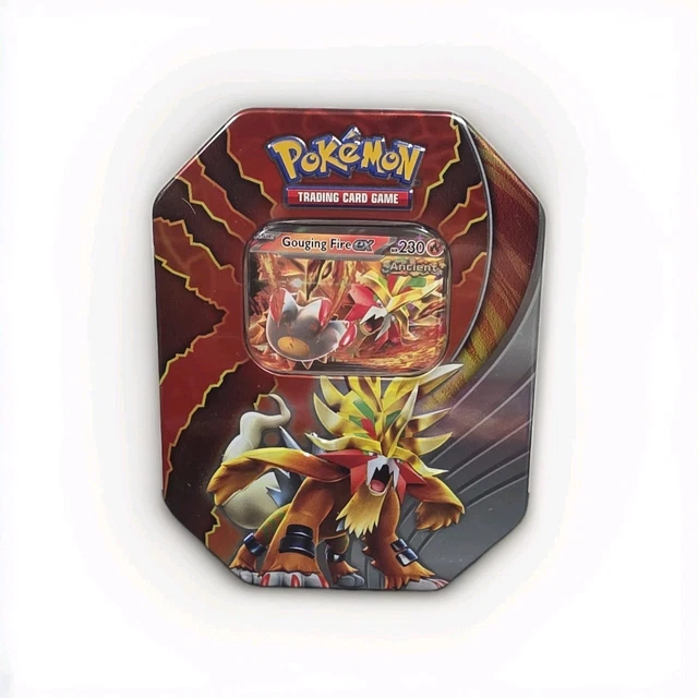 POKÉMON TIN PARADOX Destinies - Gouging Fire Ex - Four Booster Packs £1 ...