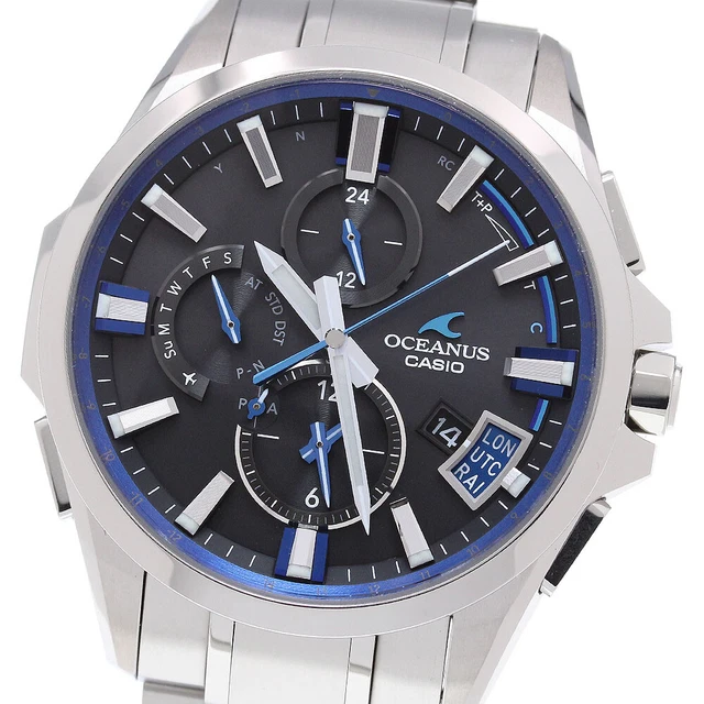 CASIO OCEANUS OCW-G2000-1AJF Bluetooth Solar Powered Radio Men's Watch ...