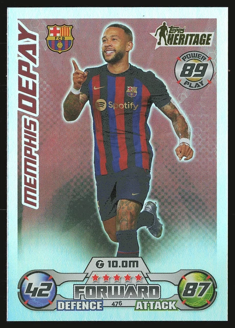 2022-23 TOPPS MATCH Attax UEFA Champions League #476 Memphis Depay EUR ... 2022-23 TOPPS MATCH Attax UEFA Champions League #476 Memphis Depay EUR ...
