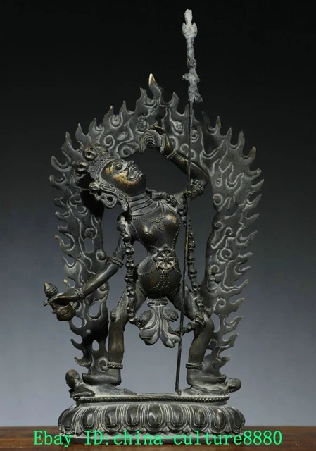 11.8 &BOUDDHISME TIBÉTAIN bronze Jingang Jinji Jingang Dieu Bouddha EUR ...