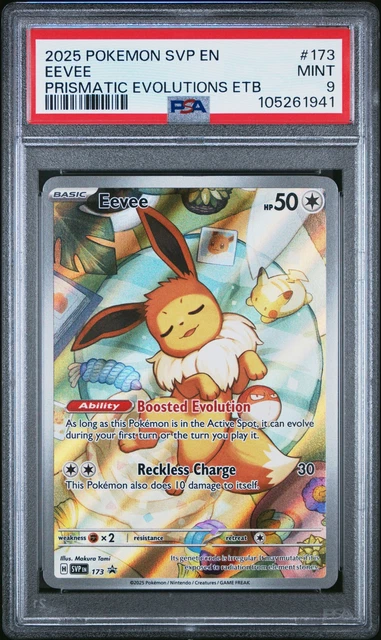 2025 POKEMON PRISMATIC Evolutions Elite Trainer Box Svp En-Sv #173 ...