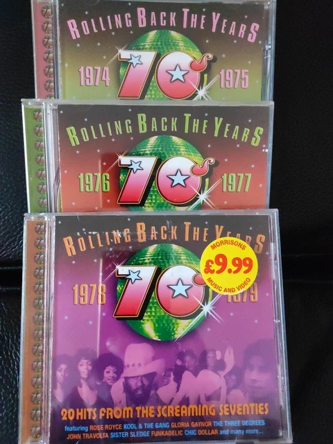 ROLLING BACK THE Years - 70s: 1974-1979 CD Albums, 3 albums, 60 tracks ...