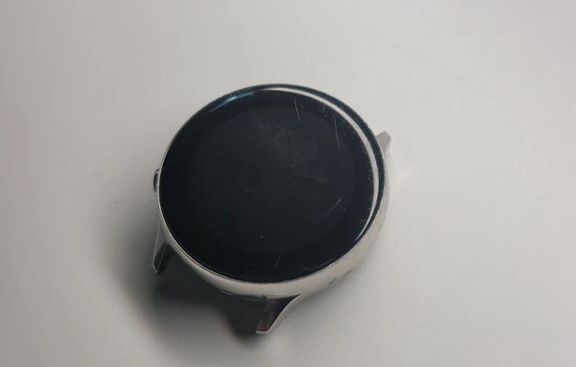 SAMSUNG WATCH ACTIVE Silver Fitness Tracker HRM GPS SM-R500 ha bisogno ...