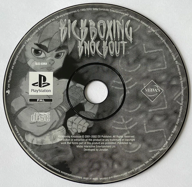 KICK BOXING KNOCKOUT PS1 Sony PlayStation 1 PAL Rare Game Disc Only ...