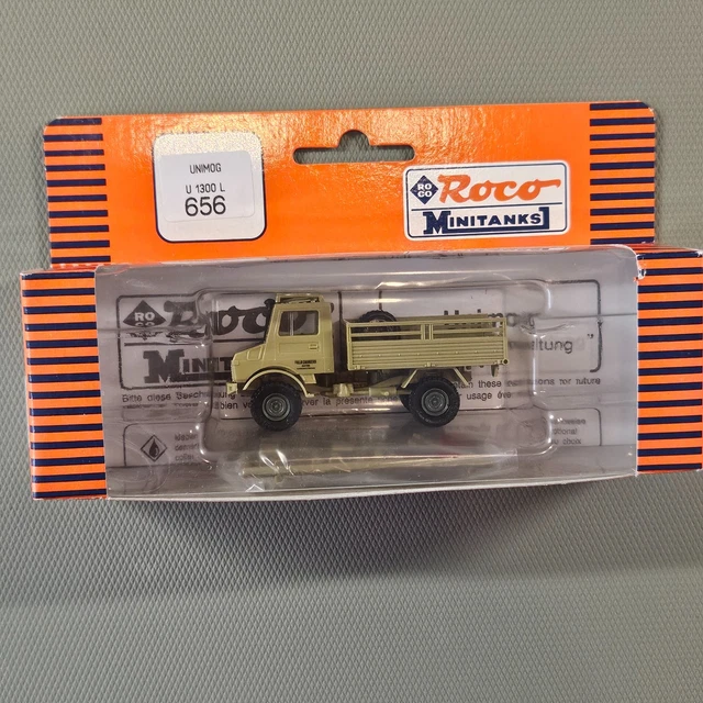 ROCO MINITANKS 1:87 bundeswehr Lkw Unimog U1300L Nummer 656 EUR 9,00 ...