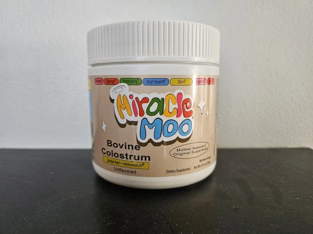 MIRACLE MOO BOVINE Colostrum Powder (60 Servings) £12.99 - PicClick UK