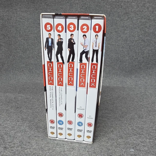 CHUCK - SERIES 1-5 - Complete (Box-Set) (DVD, 2012) £30.00 - PicClick UK