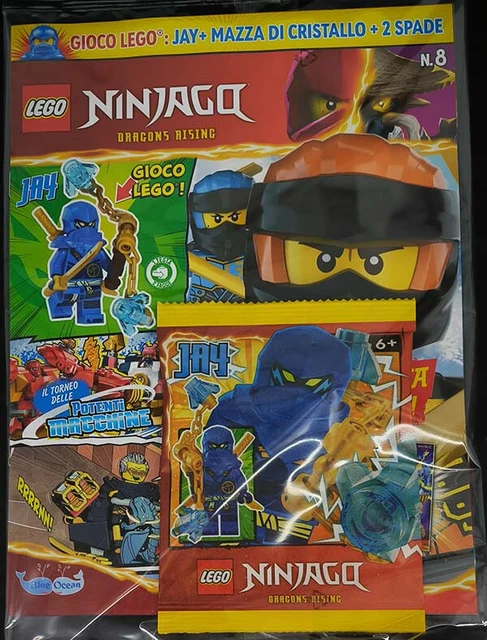 LEGO MAGAZINE NINJAGO Tue-Apr 2025 #8 Foilpack JAY + Crystal Bat ...