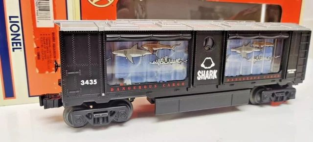 LIONEL O GAUGE 6-19868 Command Control Shark Aquarium Car With Aquarium ...