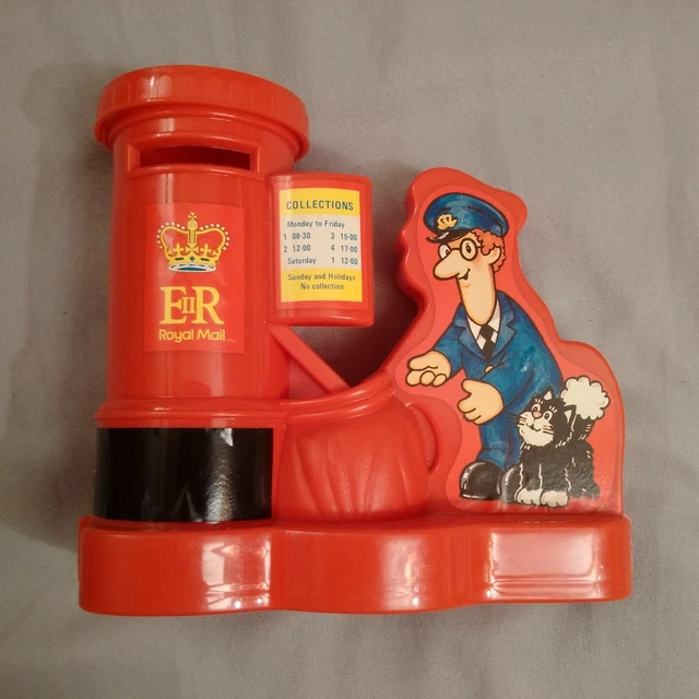 RARE VINTAGE 1980'S Postman Pat Money Box by MERIT Lovely Condition ...